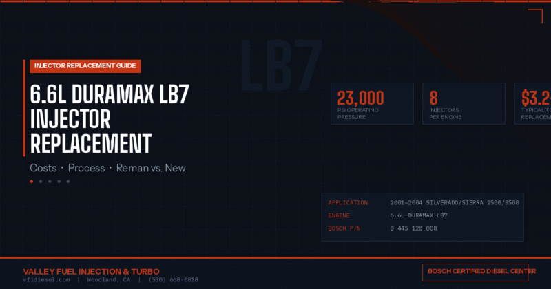 LB7 Duramax Injector Replacement — Cost, Symptoms & Repair Guide