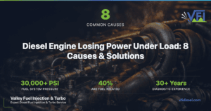 Diesel Engine Losing Power Under Load: 8 Causes & Solutions