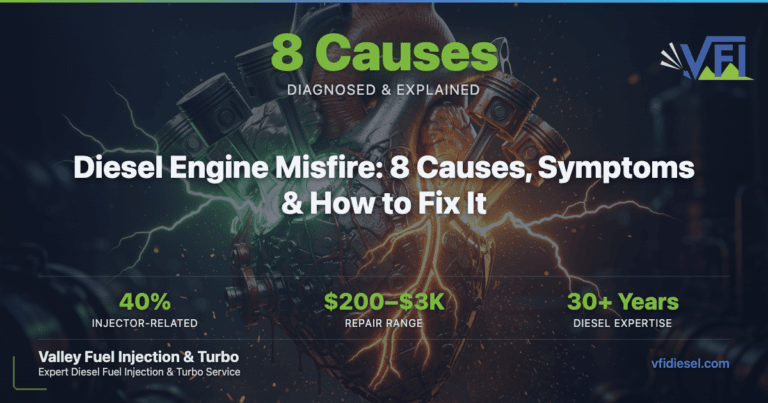 Diesel Engine Misfire: 8 Causes, Symptoms & How to Fix It
